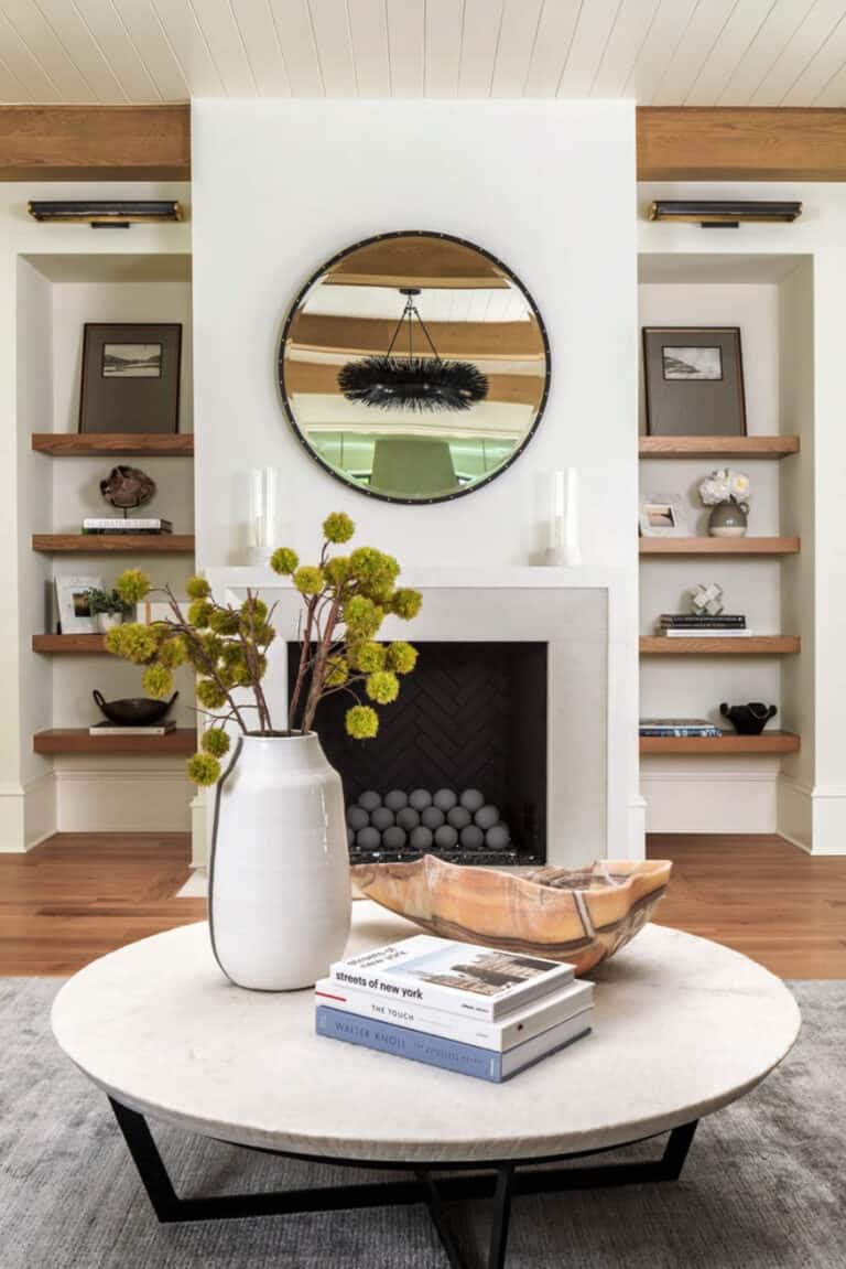 This modern Tudor style home in Charlotte has stunning curb appeal