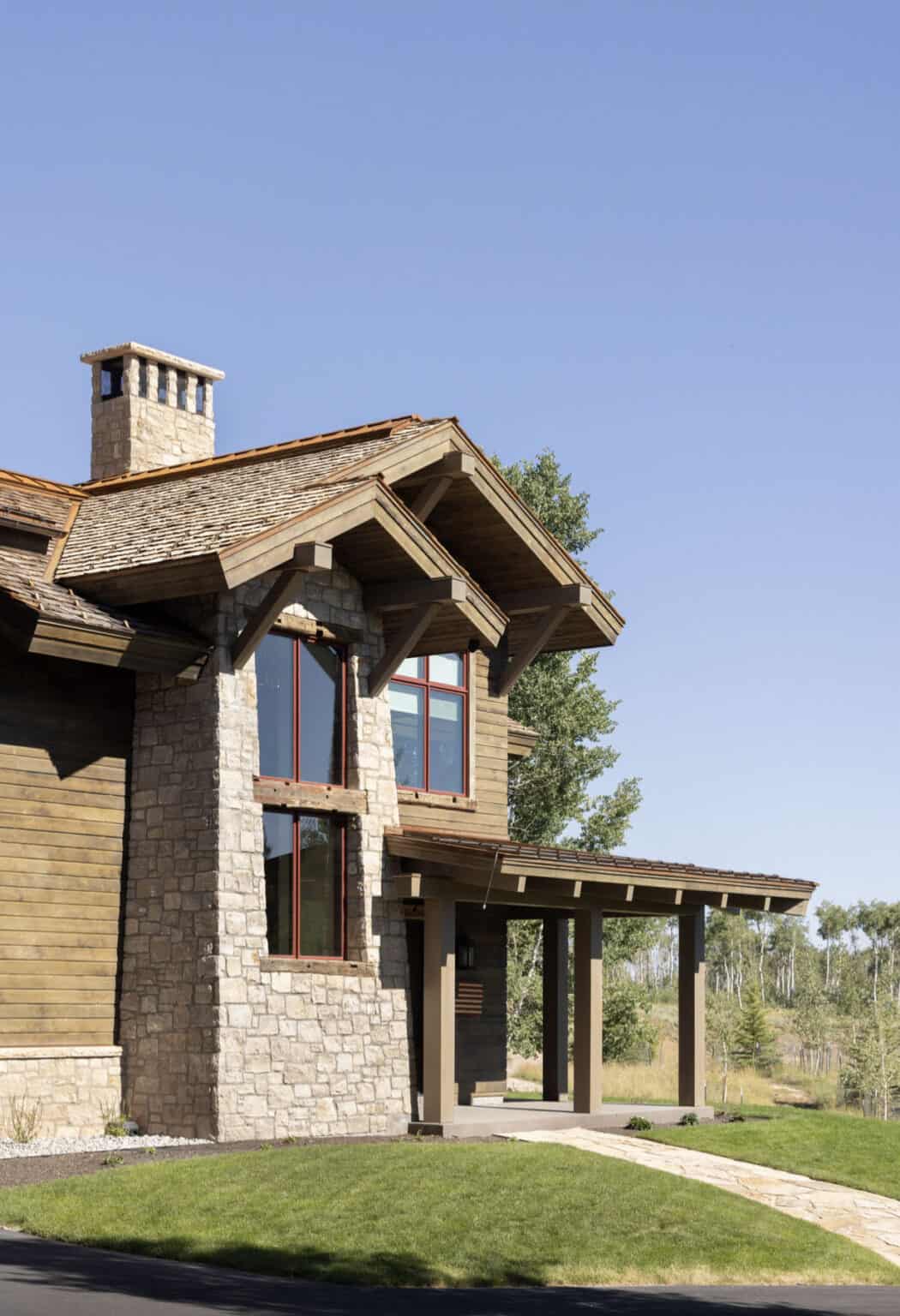 Tour an outstanding barndominium style home in the Utah mountains