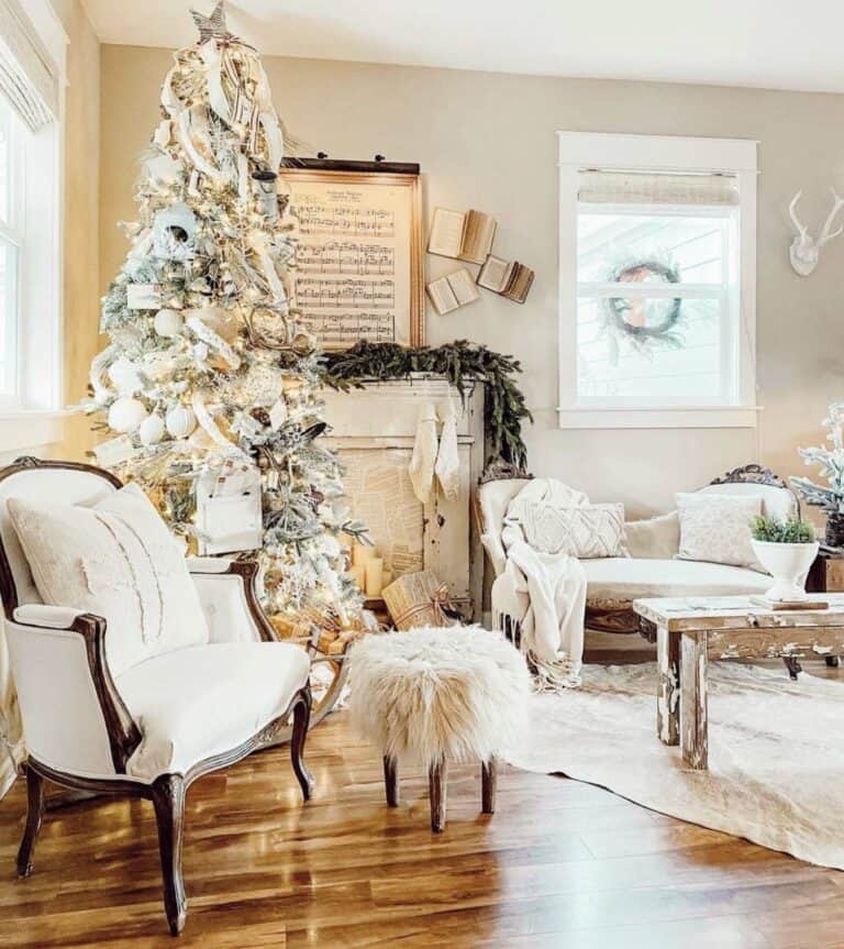 25 White Christmas Decorating Ideas To Make Your Home Sparkle
