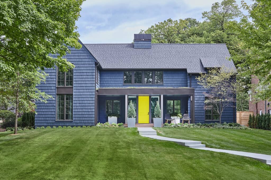 Clean lines define this visually stunning modern house in Minnesota