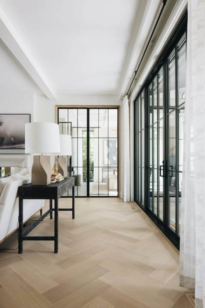See this moody modern house in Illinois with stunning living spaces