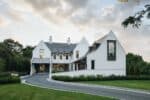 See this moody modern house in Illinois with stunning living spaces