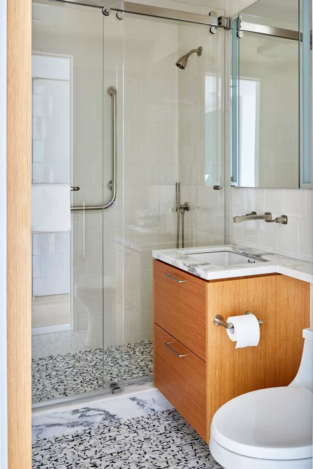 A post war home in New York City combines two distinct design styles