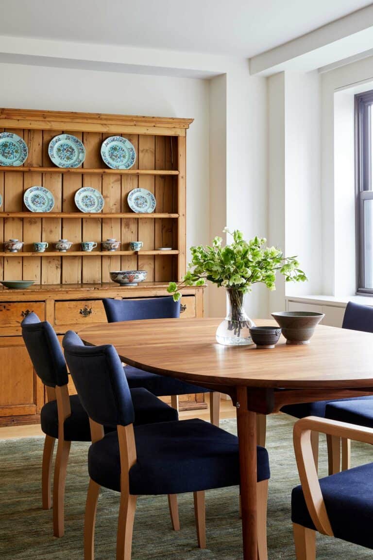A post war home in New York City combines two distinct design styles