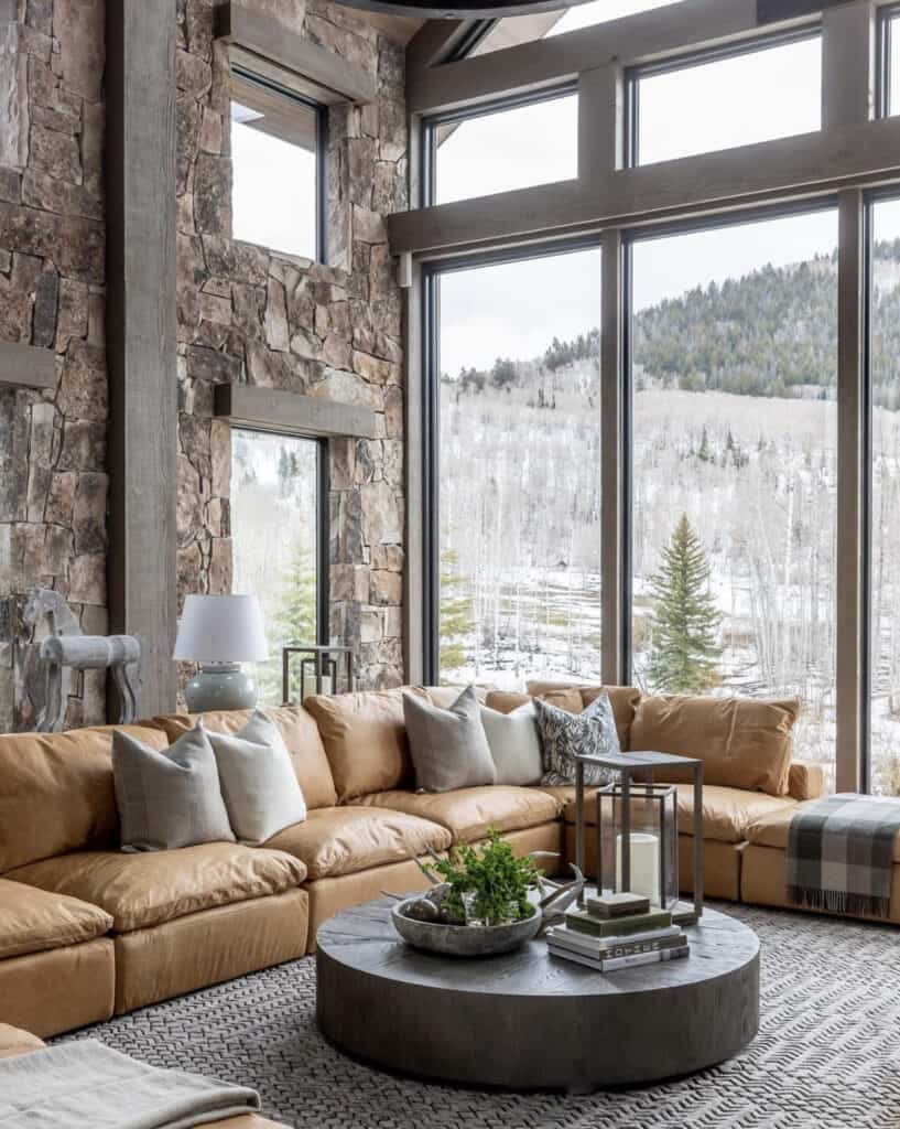 Step into this beyond stunning log cabin hideaway in the Utah mountains