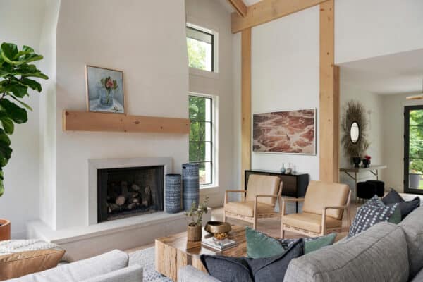See this French contemporary house in Minnesota with organic modern details