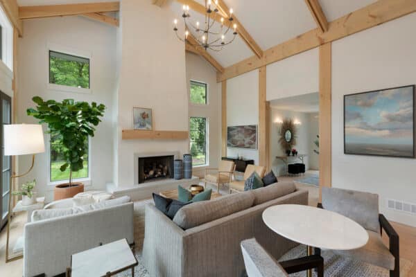 See this French contemporary house in Minnesota with organic modern details