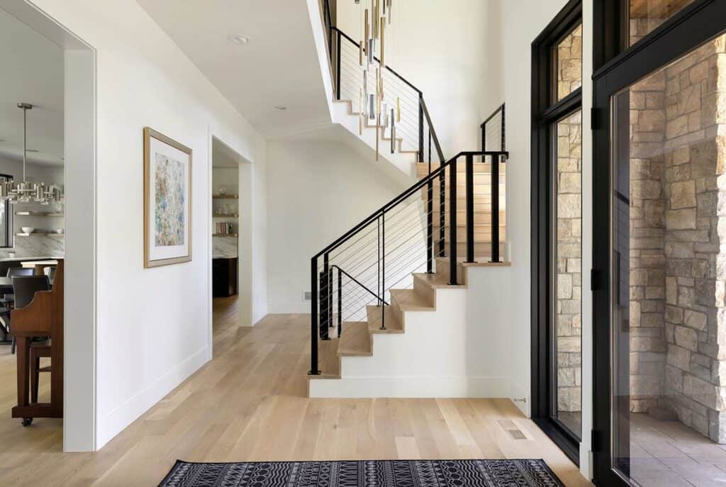 Tour this modern prairie style house with sophisticated details in ...