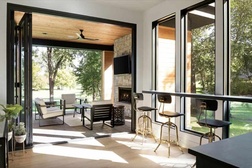 Tour this modern prairie style house with sophisticated details in ...