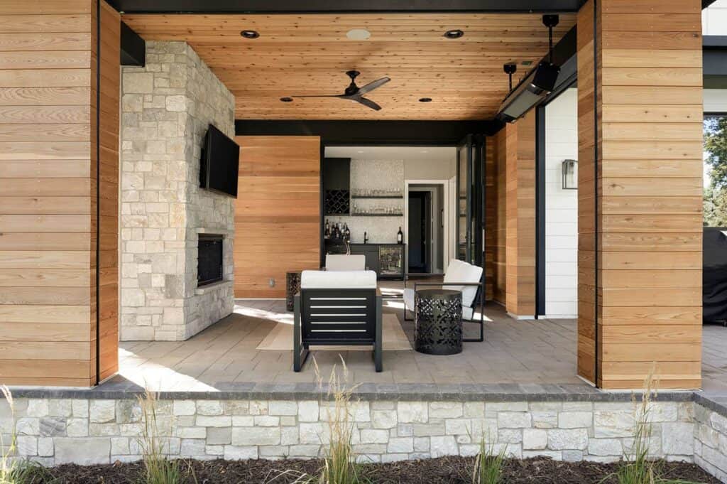 Tour this modern prairie style house with sophisticated details in ...