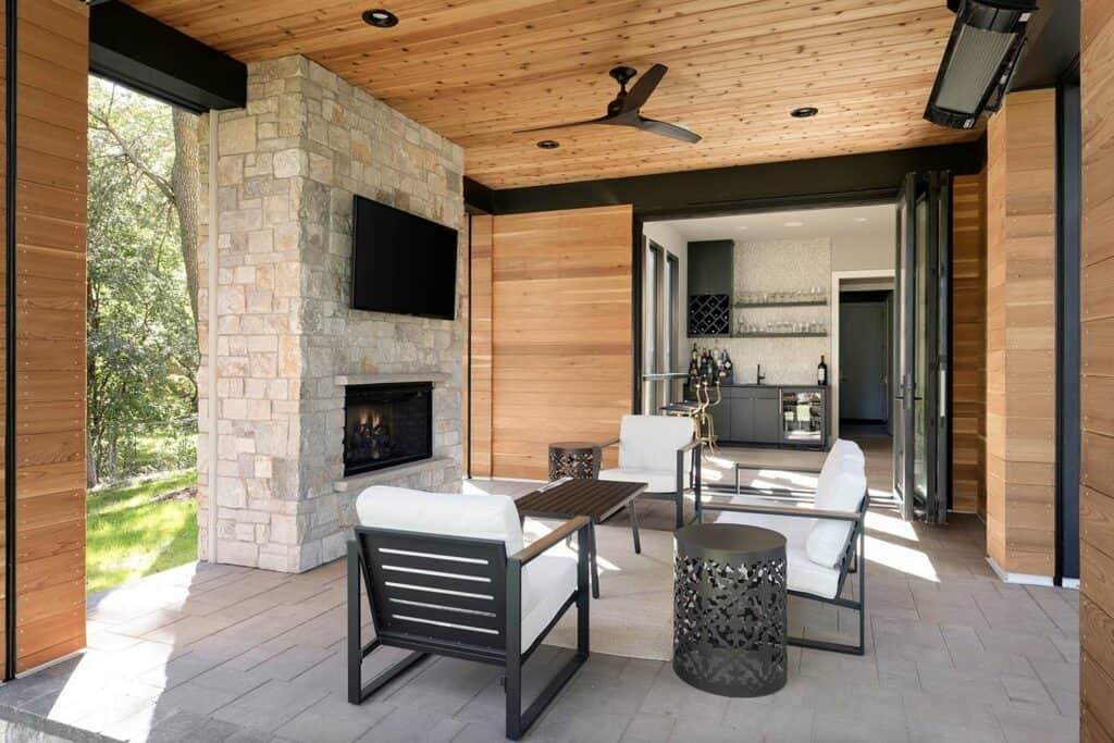 Tour this modern prairie style house with sophisticated details in ...