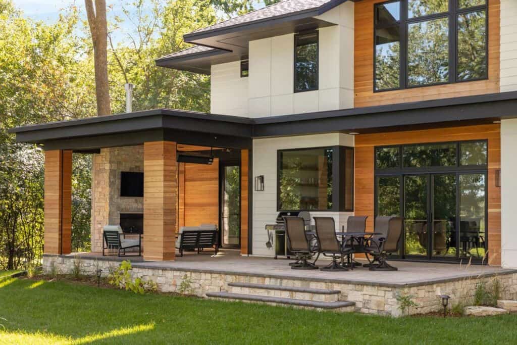 Tour this modern prairie style house with sophisticated details in ...