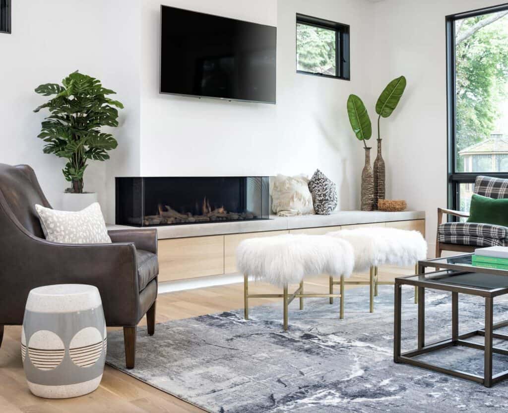 Tour this modern prairie style house with sophisticated details in ...