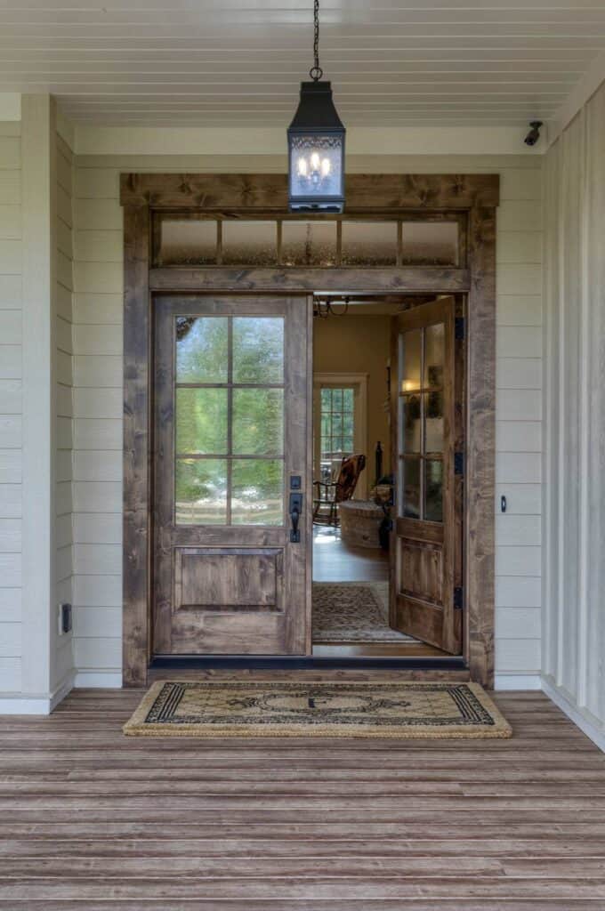 A beautiful country farmhouse created for empty nesters in North Carolina