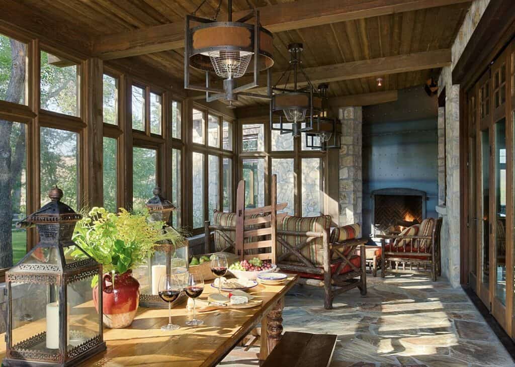 33 Cozy And Rustic Sunroom Ideas You'll Love All Season