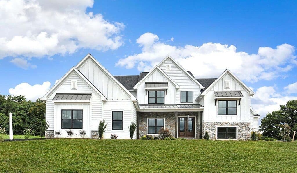 A farmhouse style model home in Pennsylvania with drool worthy details