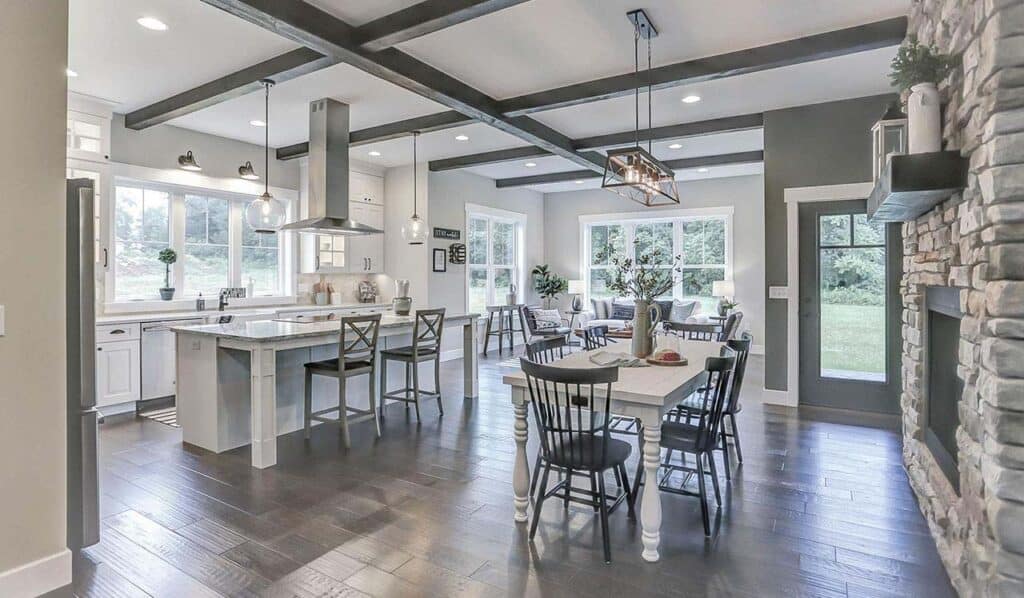 A farmhouse style model home in Pennsylvania with drool worthy details