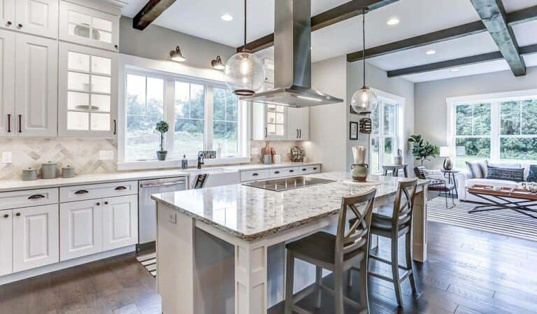 A farmhouse style model home in Pennsylvania with drool worthy details