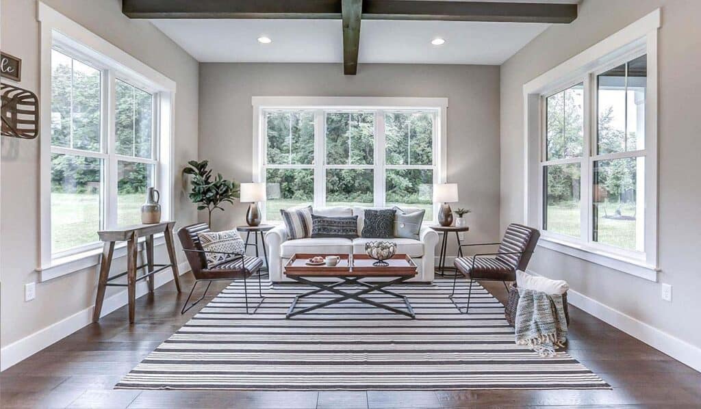 A farmhouse style model home in Pennsylvania with drool worthy details