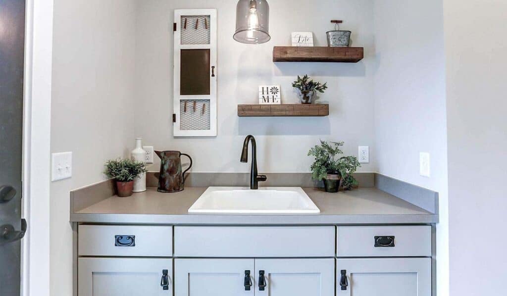 A farmhouse style model home in Pennsylvania with drool worthy details
