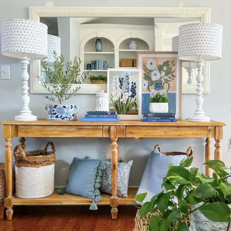 26 Creative And Inspiring Console Table Decor Ideas For Spring