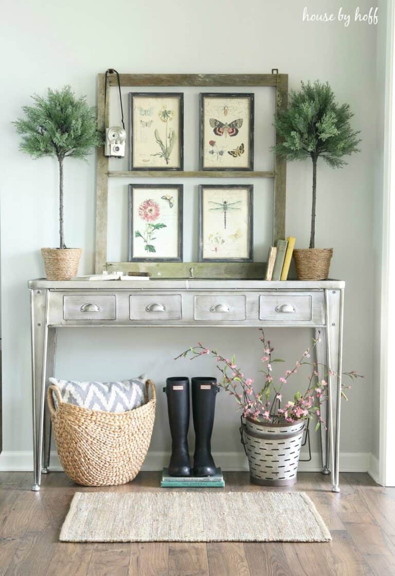 26 Creative And Inspiring Console Table Decor Ideas For Spring