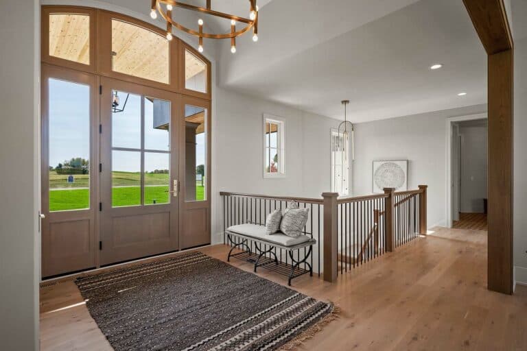 Step into this modern ranch home with serene prairie views in Minnesota