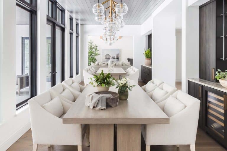 Step inside this glamorous modern farmhouse style home in Florida