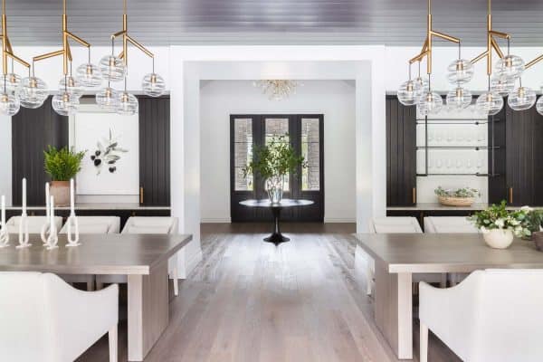 Step inside this glamorous modern farmhouse style home in Florida
