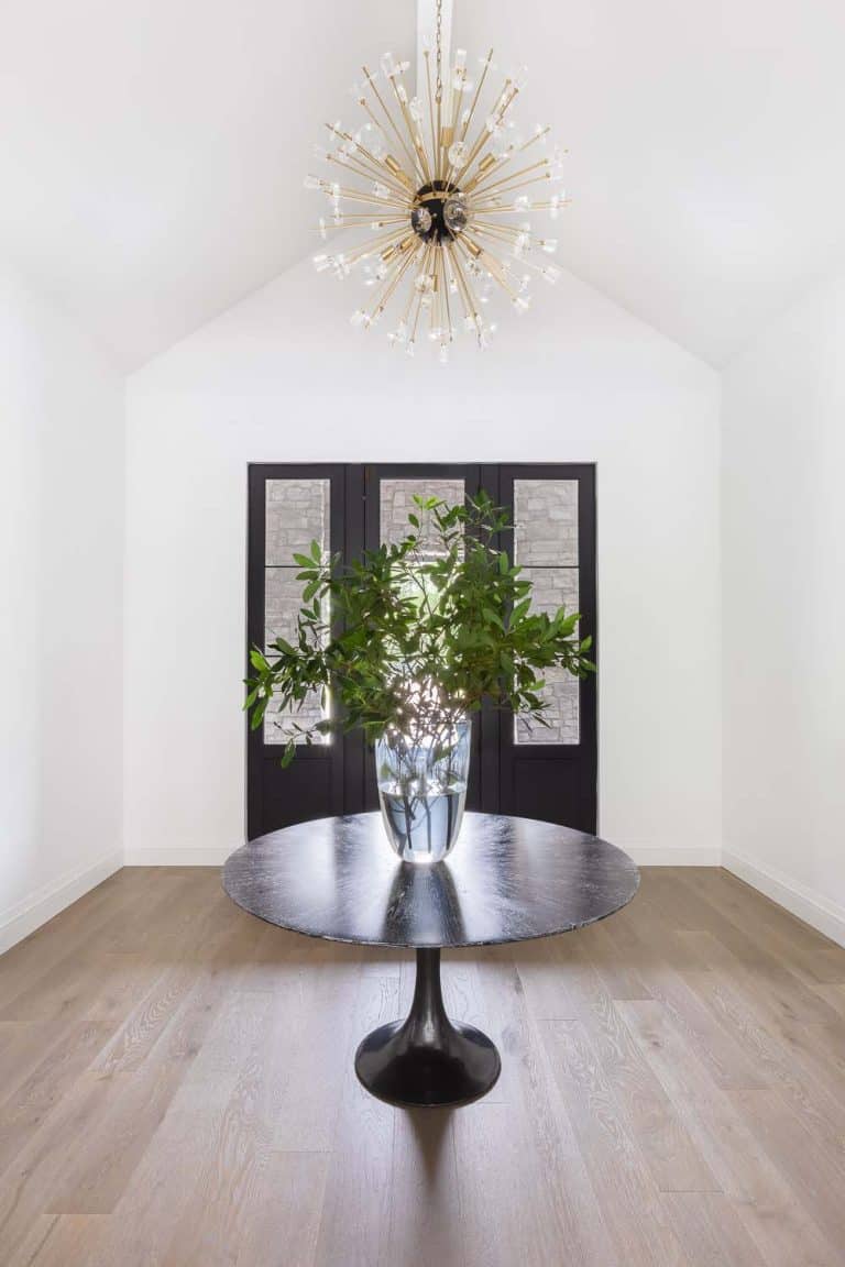 Step inside this glamorous modern farmhouse style home in Florida