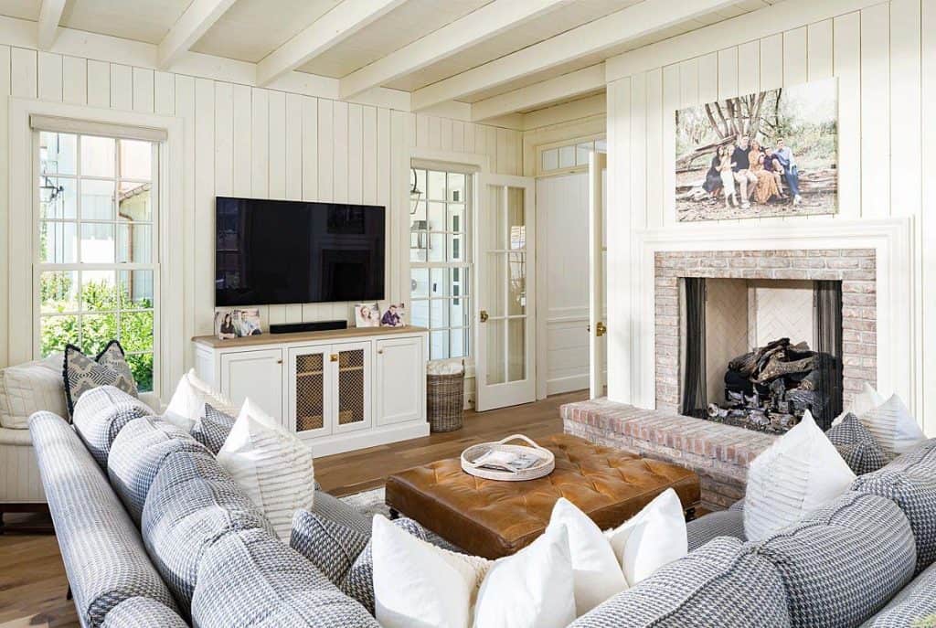 Step into a traditional farmhouse home in Utah with beautiful living spaces