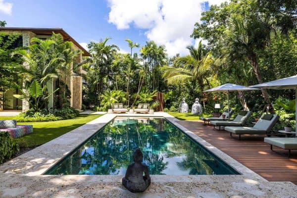 This dream home is an elegant showpiece of contemporary Miami design