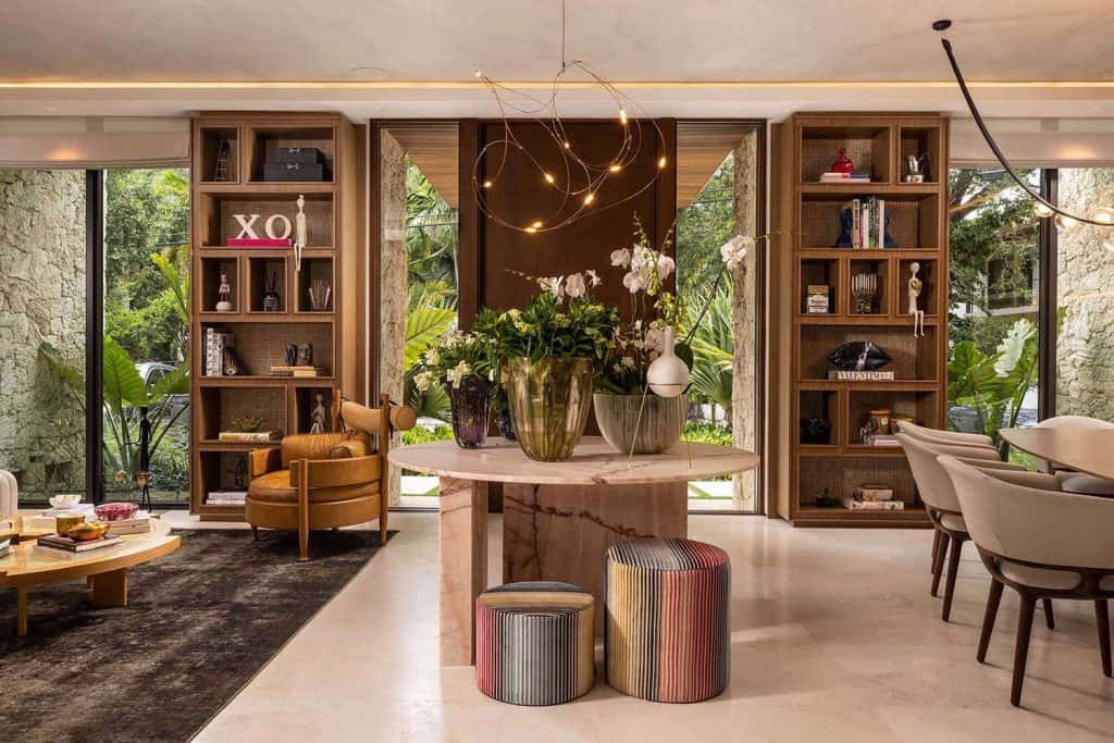 This dream home is an elegant showpiece of contemporary Miami design