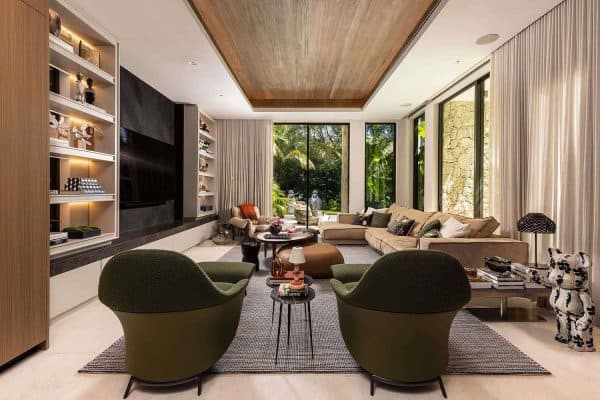 This dream home is an elegant showpiece of contemporary Miami design
