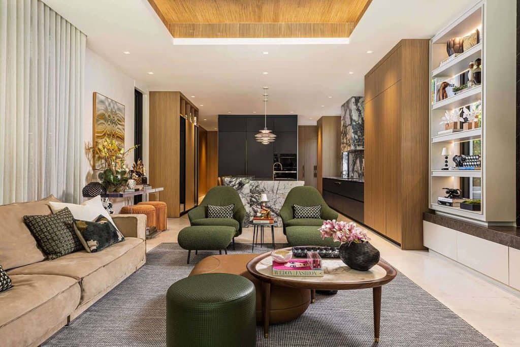 This dream home is an elegant showpiece of contemporary Miami design