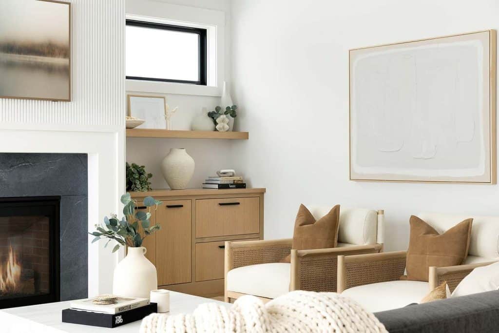 This modern dream home tour in Minnesota has beautiful living spaces
