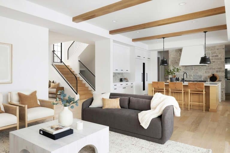 This modern dream home tour in Minnesota has beautiful living spaces