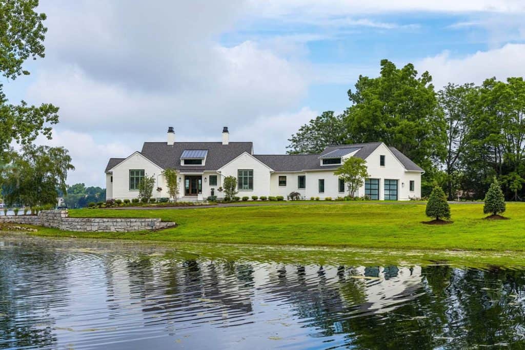 Step into a blissful modern farmhouse on Michigan's pristine lakeshore