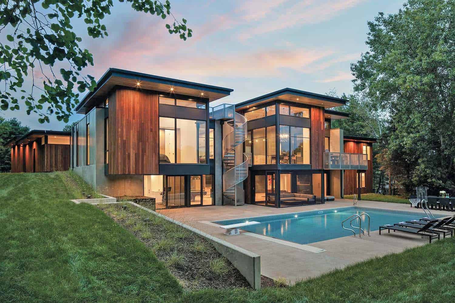 A beautifully reimagined home in Minnesota nestles into a cloud forest
