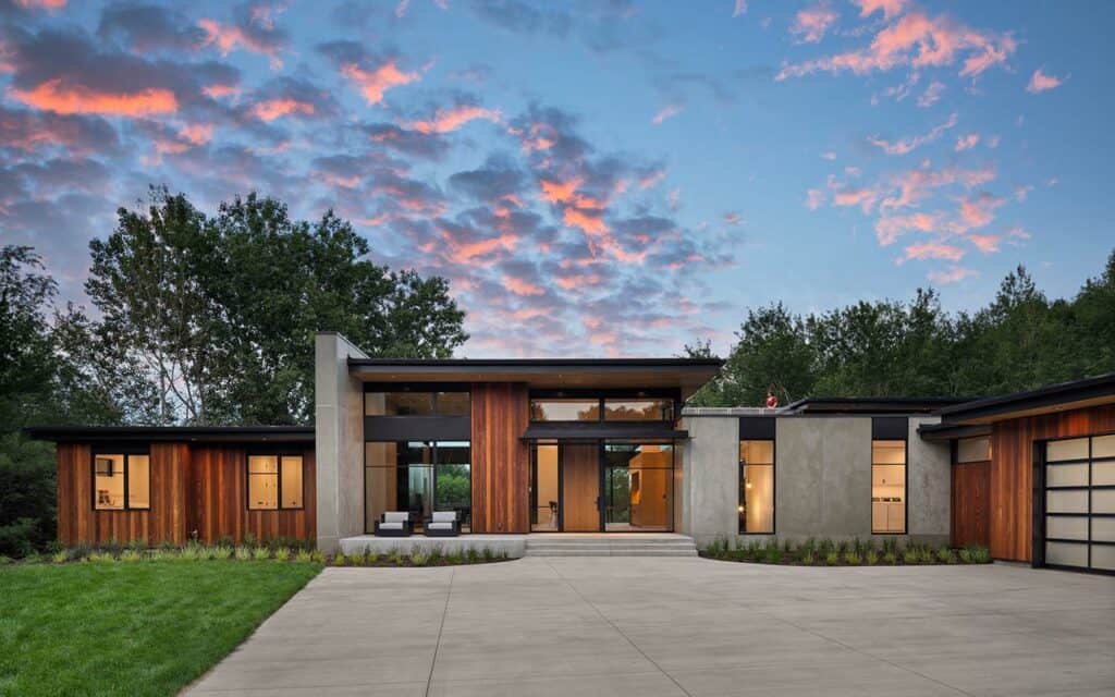A beautifully reimagined home in Minnesota nestles into a cloud forest
