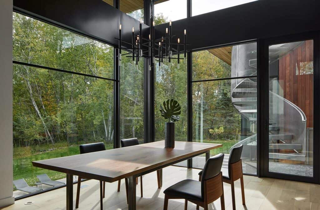 A beautifully reimagined home in Minnesota nestles into a cloud forest