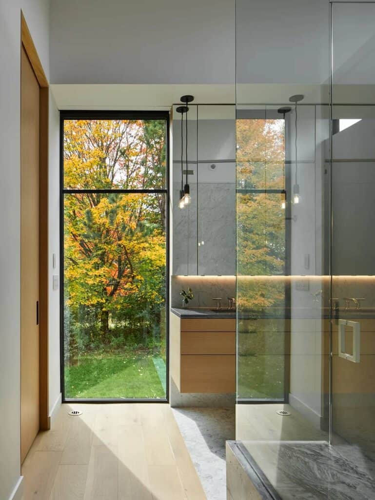 A beautifully reimagined home in Minnesota nestles into a cloud forest