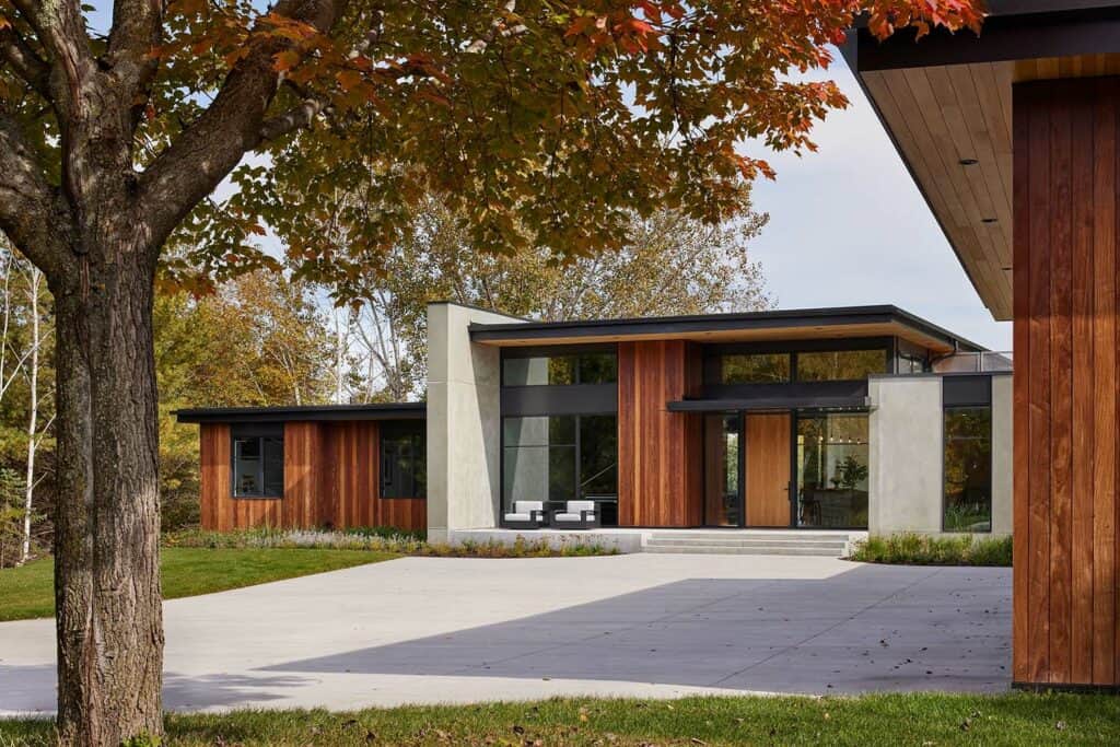 A beautifully reimagined home in Minnesota nestles into a cloud forest