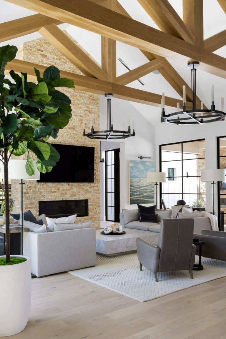 Tour this modern river house in Florida with spectacular design details