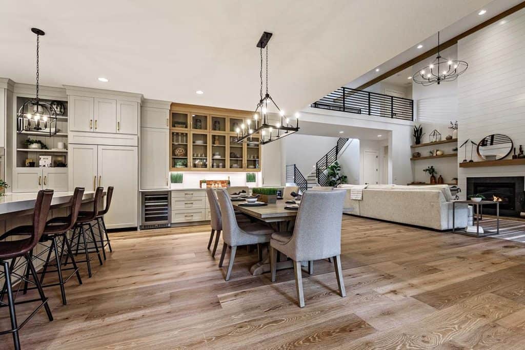 Step into this inviting Oregon house with modern rustic features