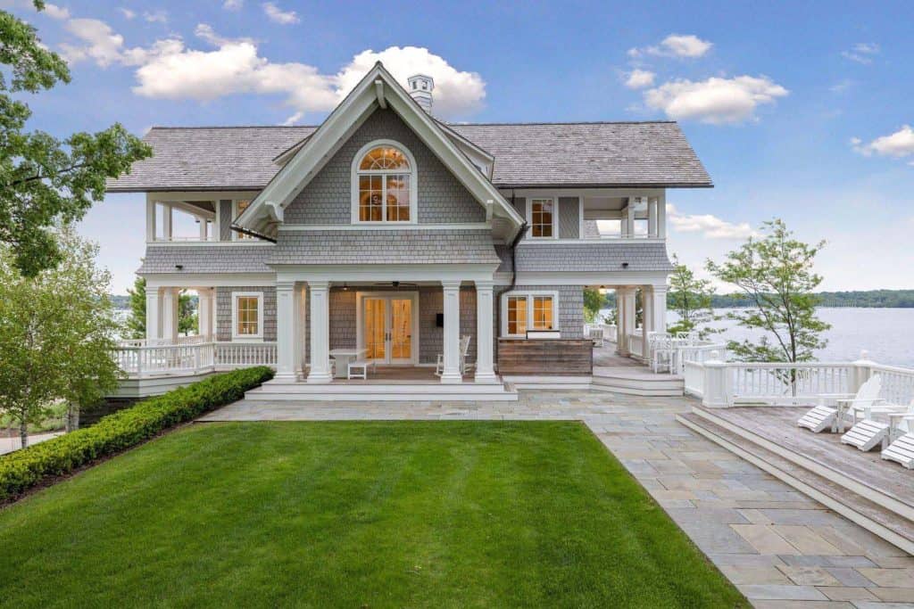 See this insanely stunning shingle style dream house on Wayzata Bay