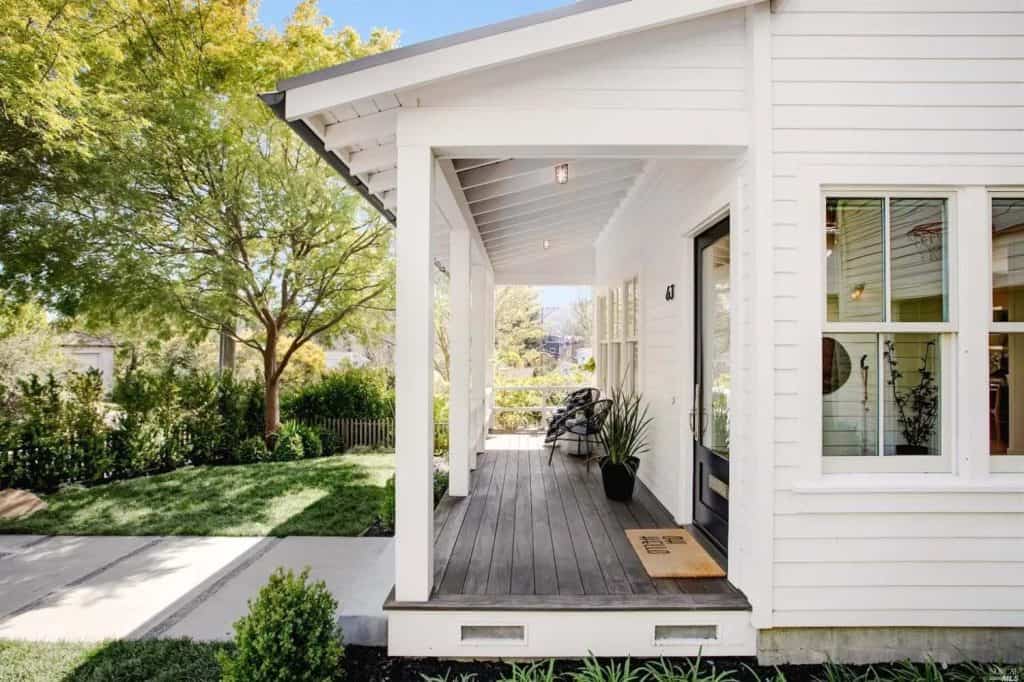 Step inside this bright and airy modern farmhouse home in Mill Valley