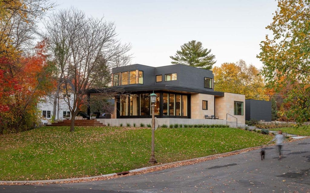 This sensational modern dream house in Minnesota boasts clean lines