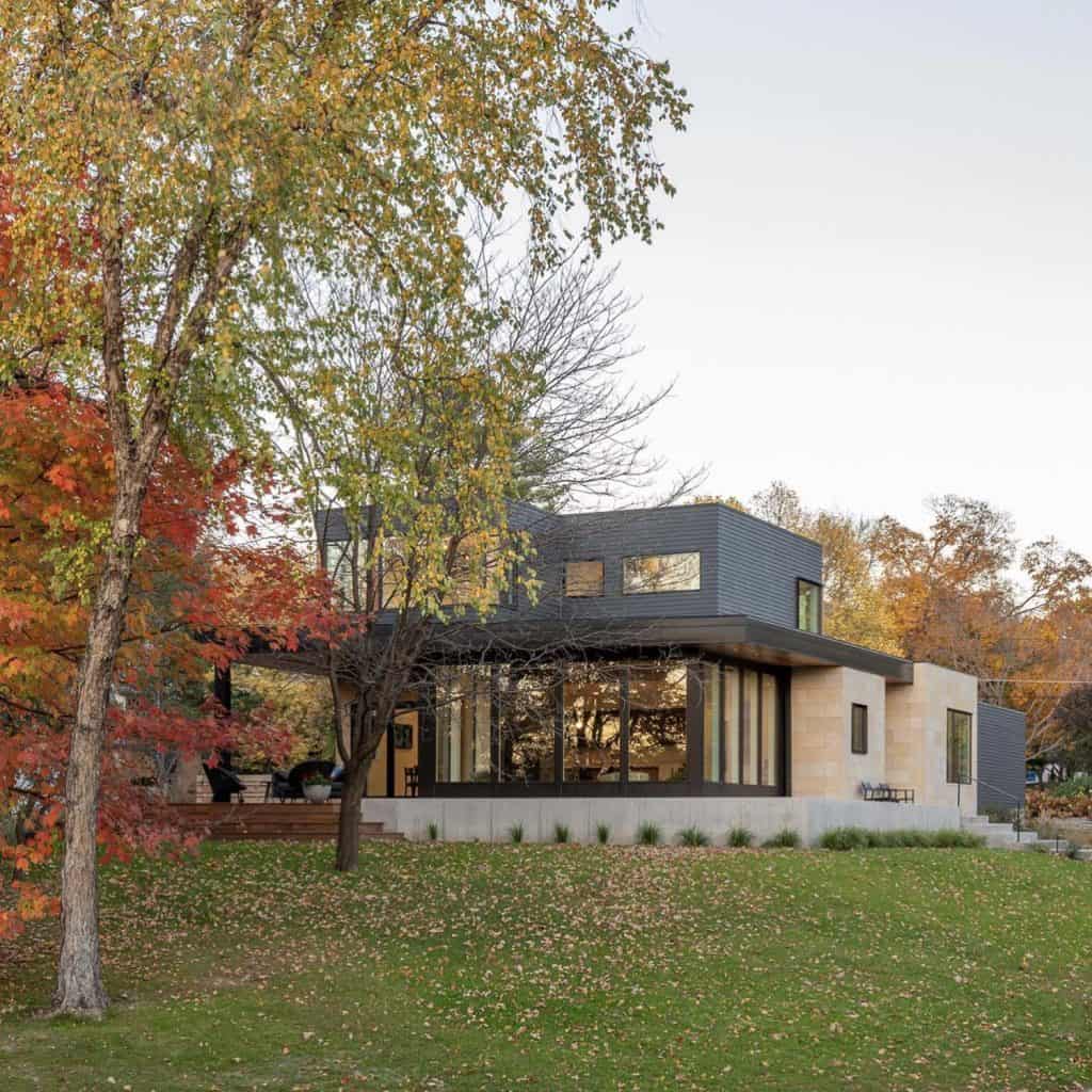 This sensational modern dream house in Minnesota boasts clean lines