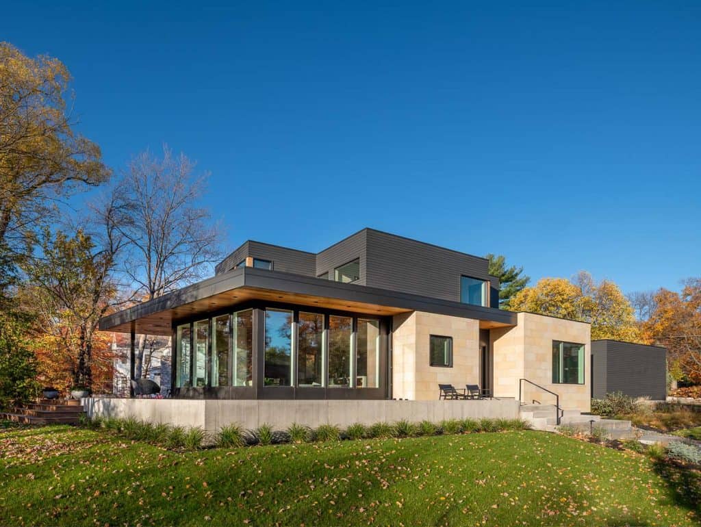 This sensational modern dream house in Minnesota boasts clean lines